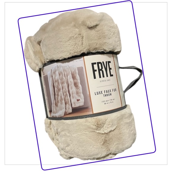 Frye | Bedding | Frye Faux Fur Luxe Throw 6x70 | Poshmark
